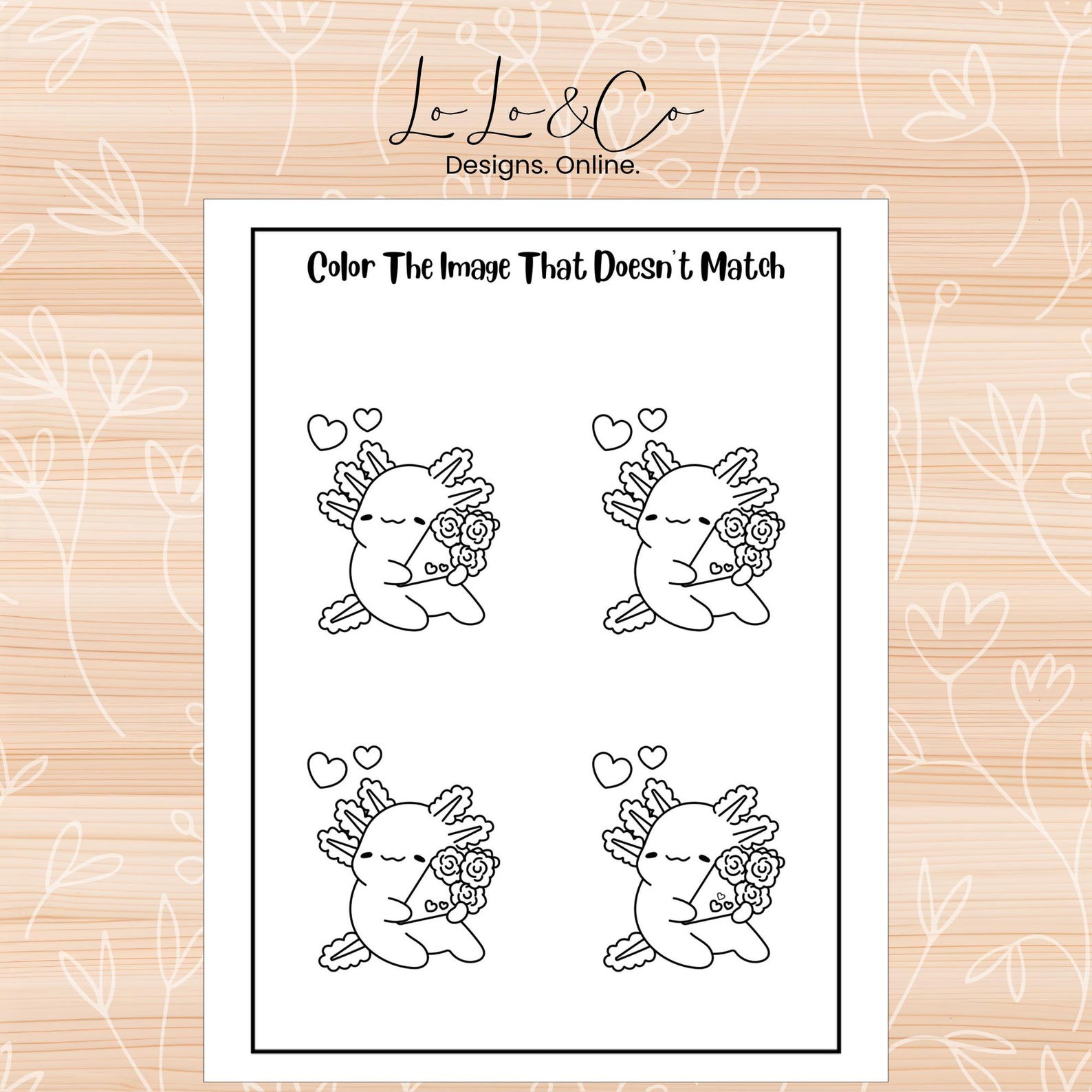 Axolotl Craft, Axolotl Activity Book, Summer Activity Printable, Kids ...