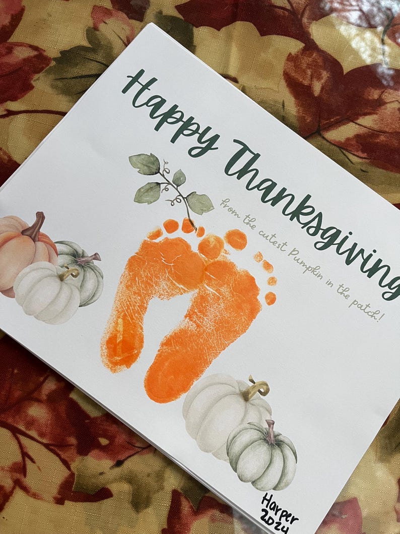 Thanksgiving Handprint Craft, Thanksgiving Footprint Craft,turkey ...