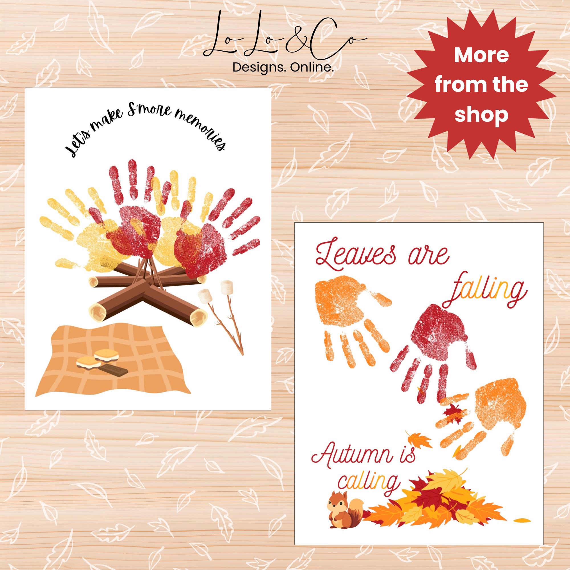 Fall Handprint Craft, Autumn Handprint Craft, Fall Toddler Craft ...