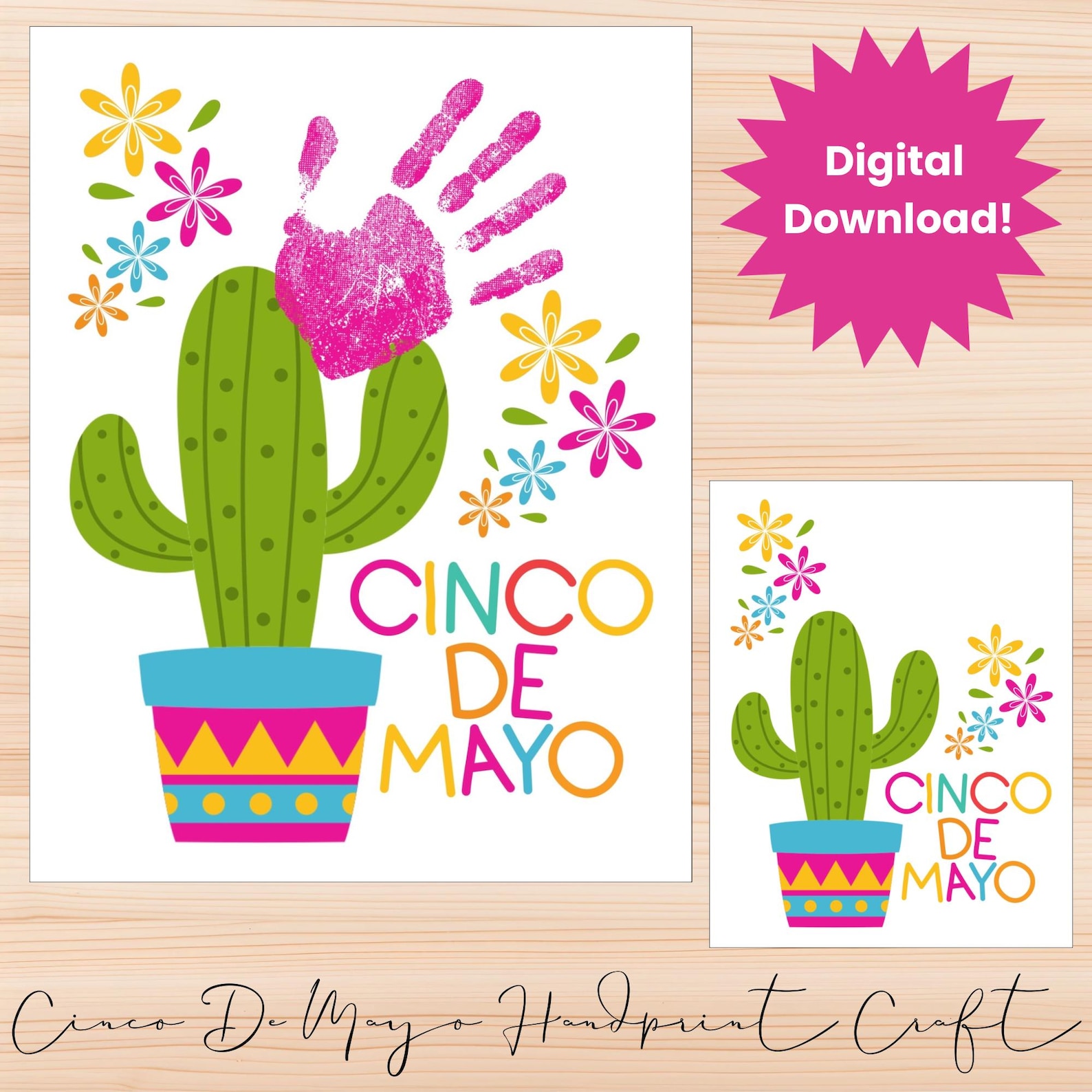 Cinco De Mayo Handprint, Cinco De Mayo Craft, Cinco De Mayo Kids Craft ...