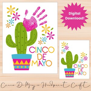 Cinco De Mayo Handprint, Cinco De Mayo Craft, Cinco De Mayo Kids Craft ...