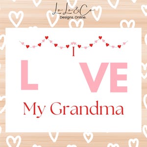 Valentine's Day Handprint Craft, Valentines Gift for Grandparent ...