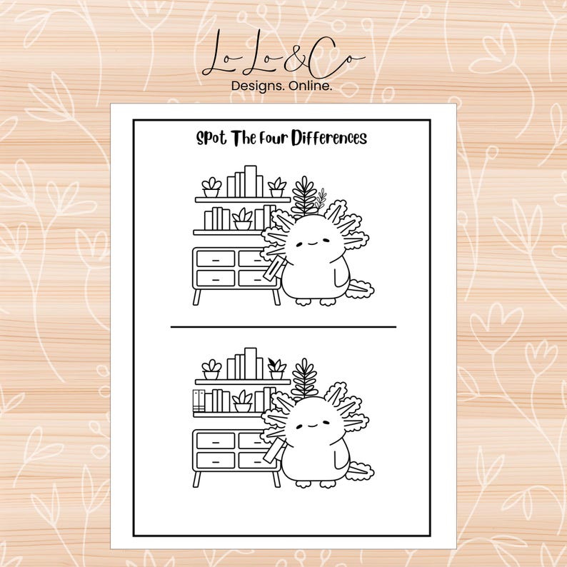 Axolotl Craft, Axolotl Activity Book, Summer Activity Printable, Kids ...