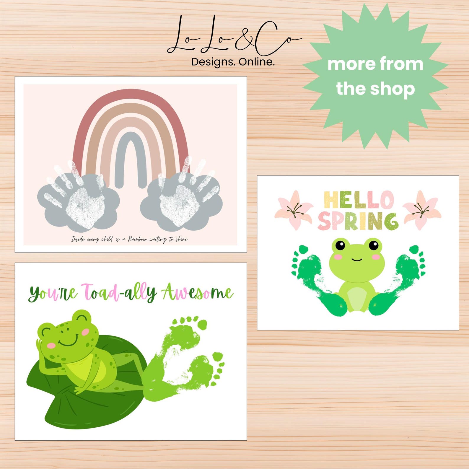 Spring Footprint Craft for Kids, Spring Footprint Art, Hello Spring ...