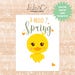 Spring Footprint Craft for Kids, Spring Footprint Art, Hello Spring ...
