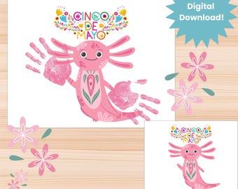 Cinco De Mayo Handprint, Cinco De Mayo Craft, Cinco De Mayo Kids Craft ...
