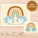 Rainbow Handprint Craft for Kids, Spring Handprint Craft for Toddlers ...