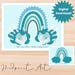 Rainbow Handprint Craft for Kids, Spring Rainbow Craft for Toddlers ...