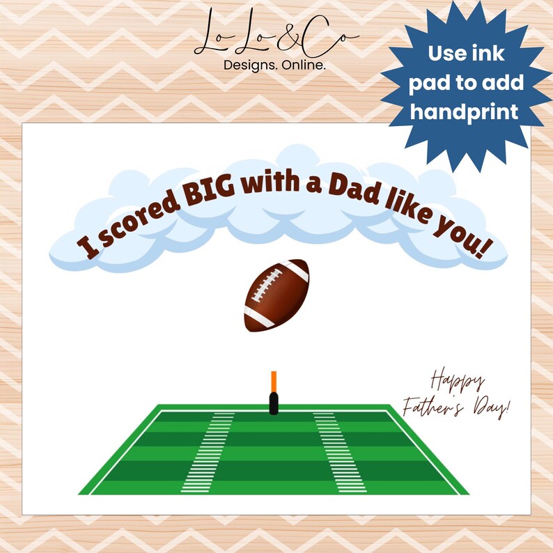 Fathers Day Handprint Craft, Fathers Day Handprint Printable, Fathers ...