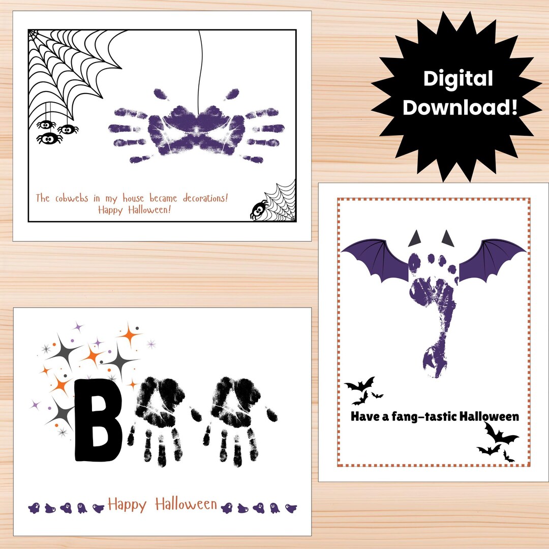 Pumpkin Baby Feet, Fall Kids Craft, Halloween Handprint Footprint Art ...