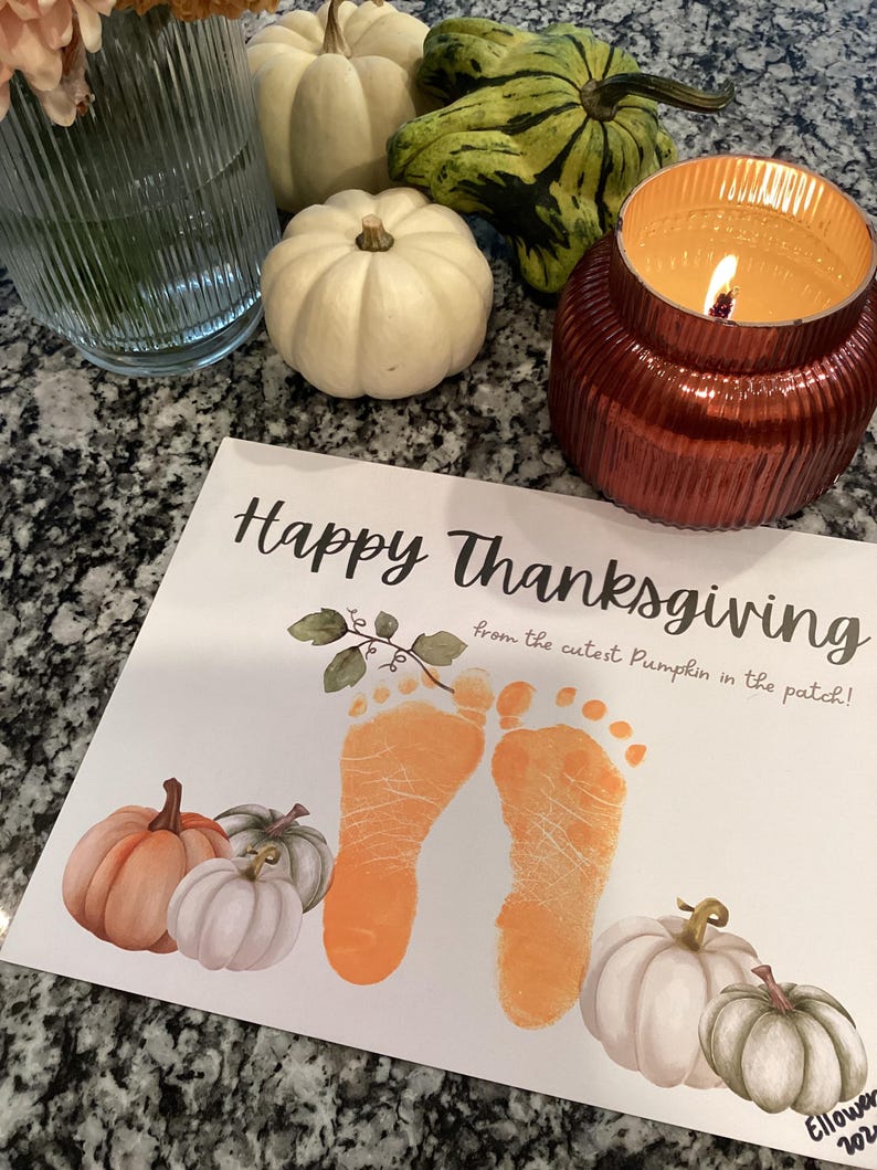 Thanksgiving Handprint Craft, Thanksgiving Footprint Craft,turkey ...