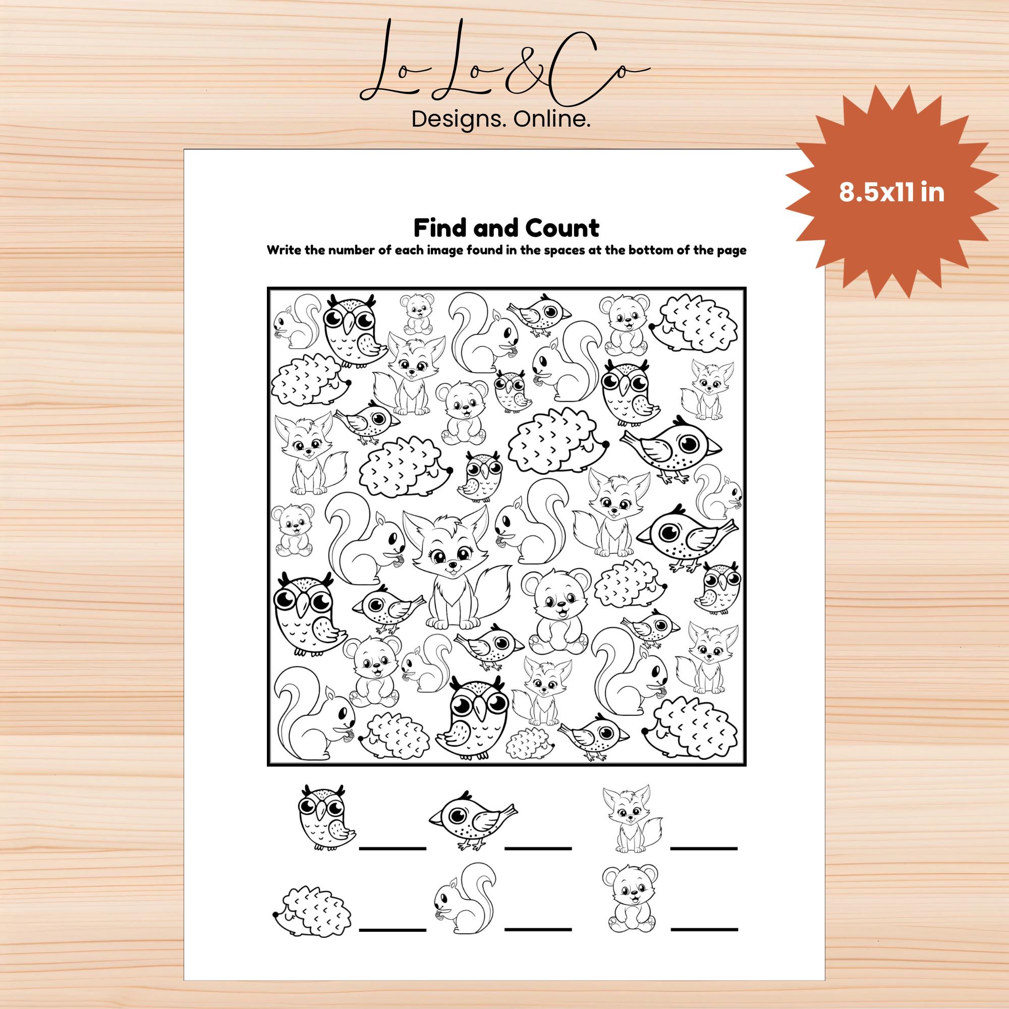 I Spy Fall Printable,i Spy Fall Activity for Kids, Thanksgiving ...