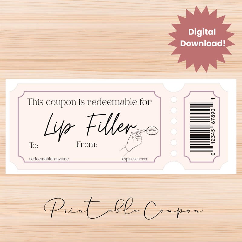Lip Filler Gift Template - 60+ Gift Ideas for 2026