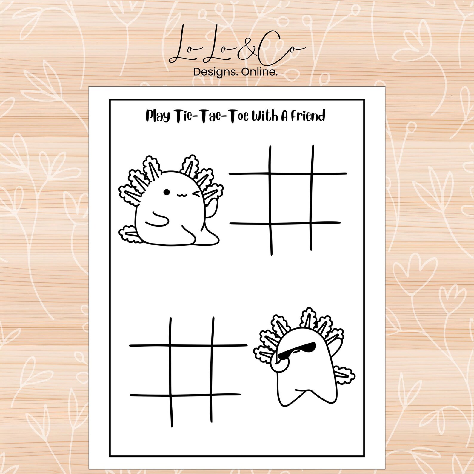 Axolotl Craft, Axolotl Activity Book, Axolotl Activities, Kids Activity ...