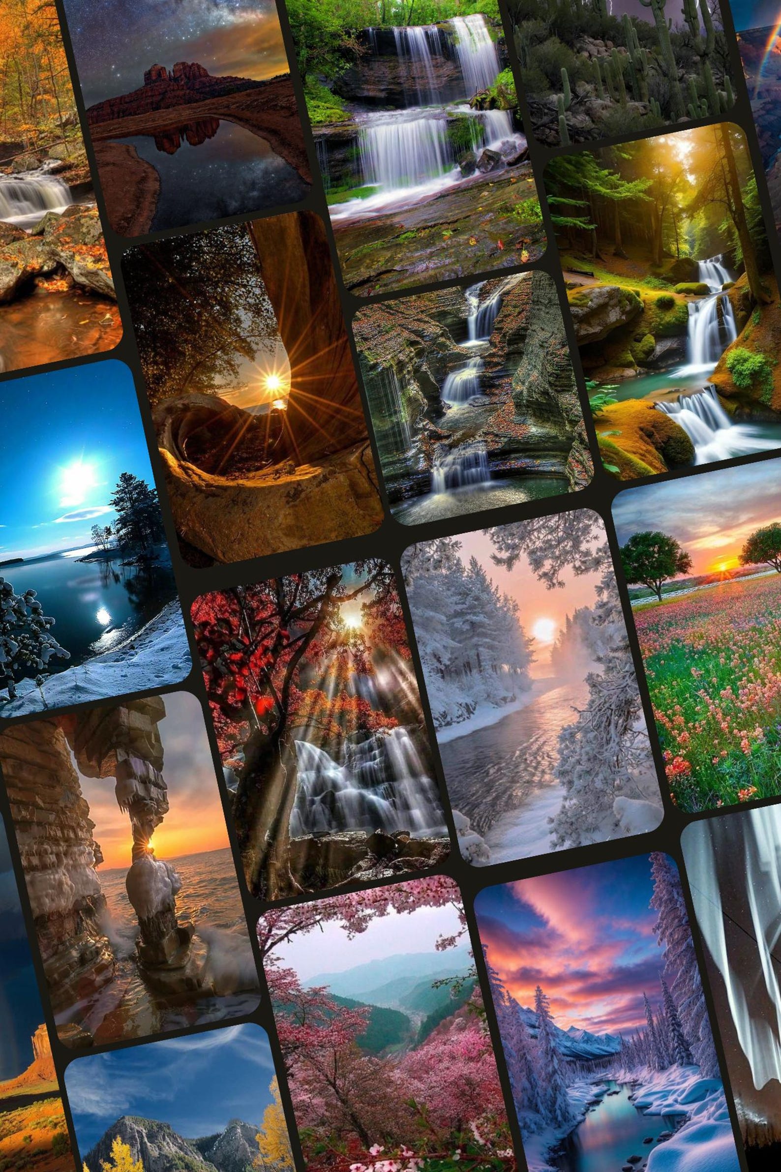 100 Collection of Nature Posters That You Can Print and Decorate Your ...