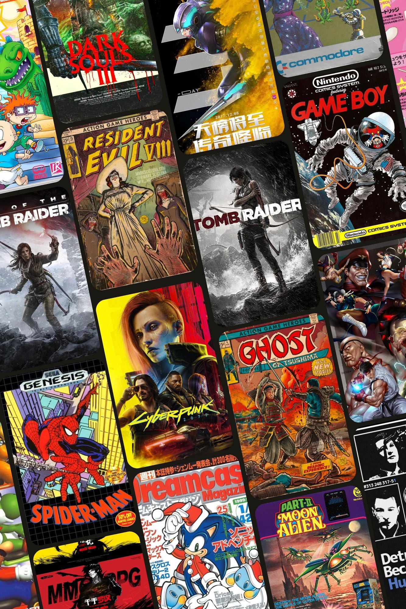 100 Gaming Posters Video Games- Vintage & Modern _ Video Game Prints ...
