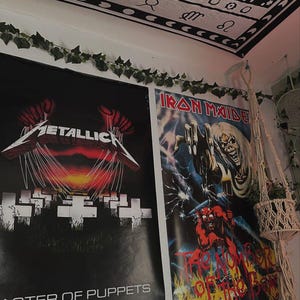 Rock and Metal Music Posters - Vintage-style Prints, Band Art Wall ...
