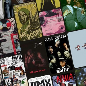 100 Iconic Rap Music Posters - Hip-hop Legends Wall Art Collection ...