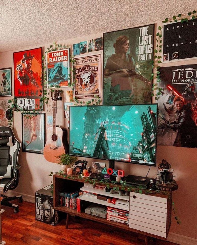 100 Gaming Posters Video Games- Vintage & Modern _ Video Game Prints ...