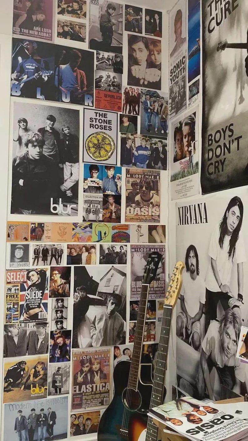 200 Classic Rock Band Posters - Vintage Music Wall Art Collection ...