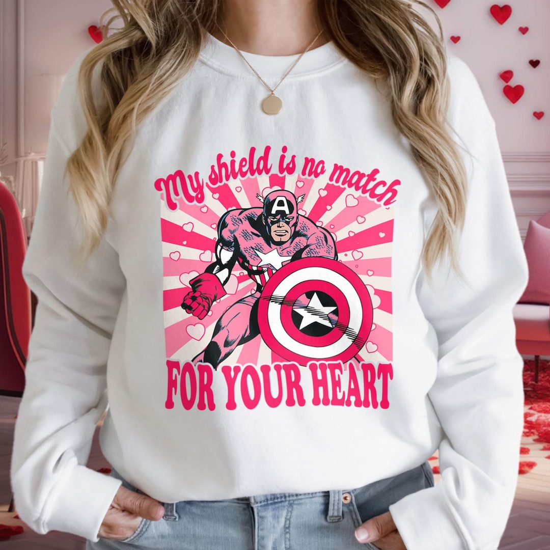 My Shield is No Match for Your Heart Png, Captain America Valentine PNG ...
