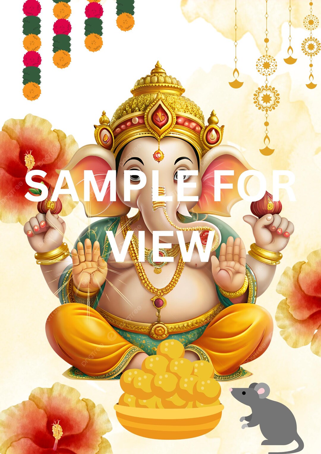 Printable Image of Lord Ganesha | Print at Home God Posters | Hinduism ...
