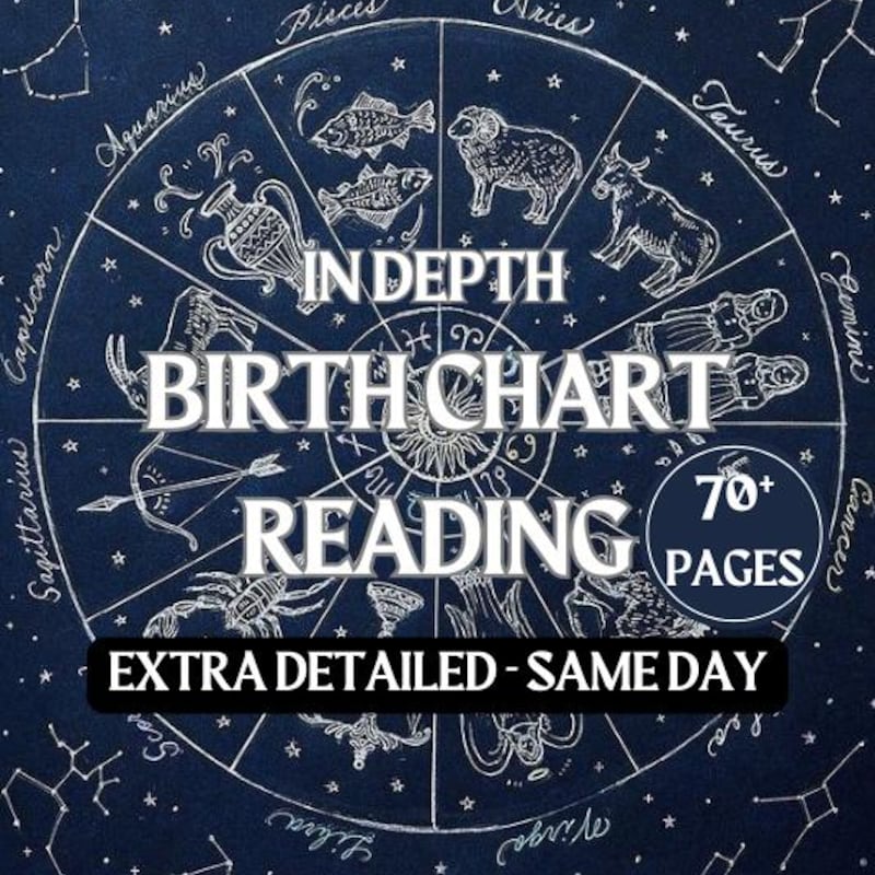 Natal Chart Reading Guide - Etsy