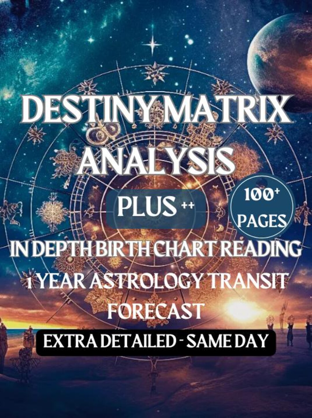 Destiny Matrix Analysis Extra Detailed, Birth Chart Reading, Astrology ...
