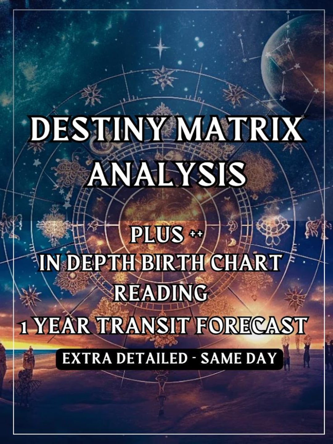 Destiny Matrix Analysis Extra Detailed, Birth Chart Reading, Astrology ...