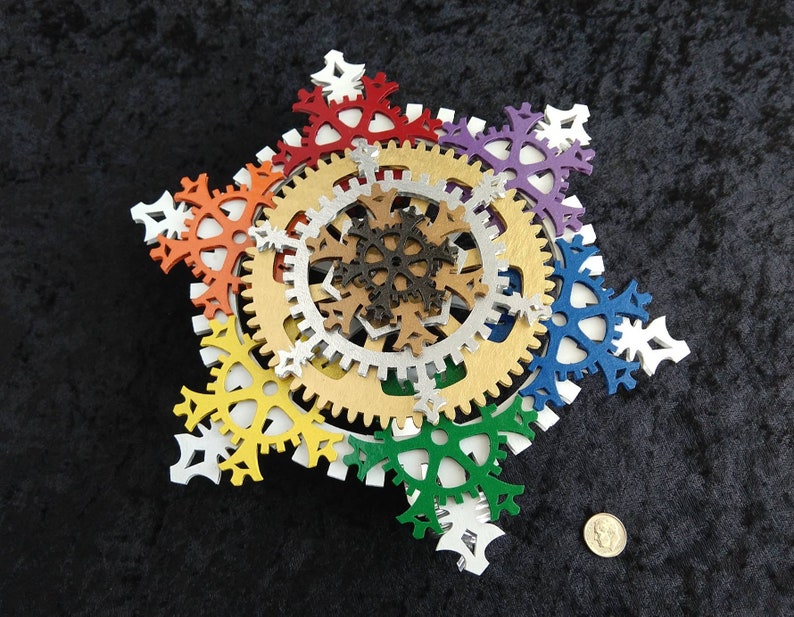 Large 9.5-inch Pride Rainbow Steampunk Tree Topper - Etsy