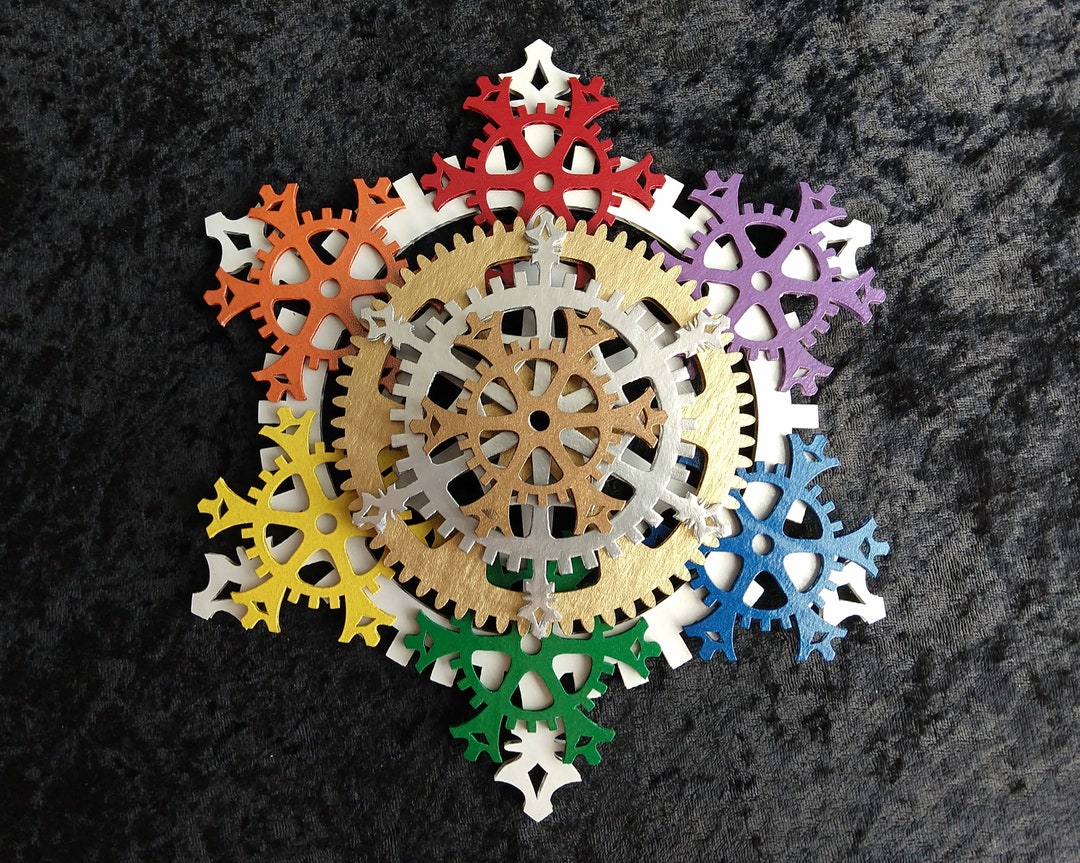 Large 9.5-inch Pride Rainbow Steampunk Tree Topper - Etsy