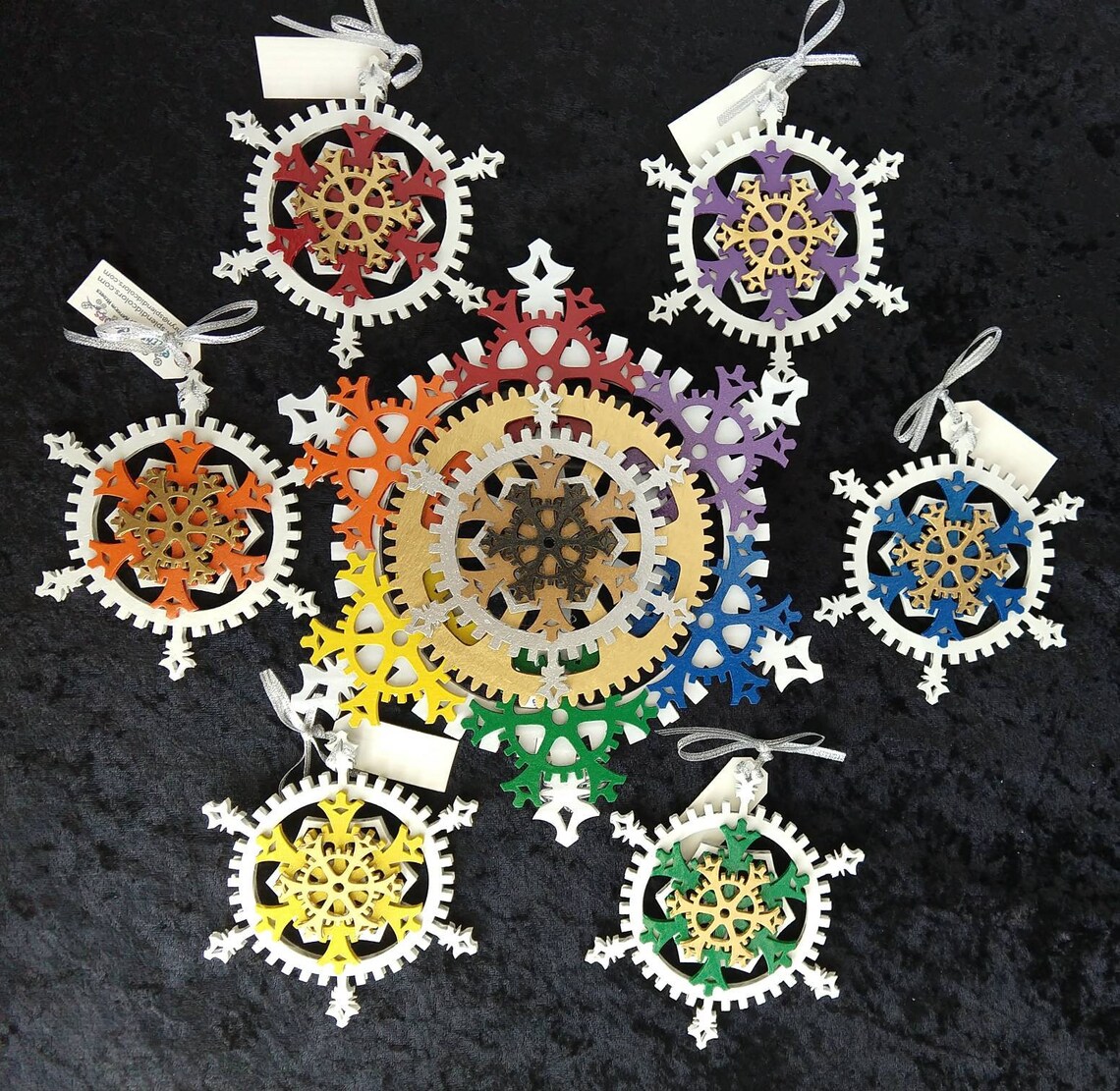 Large 9.5-inch Pride Rainbow Steampunk Tree Topper | Etsy