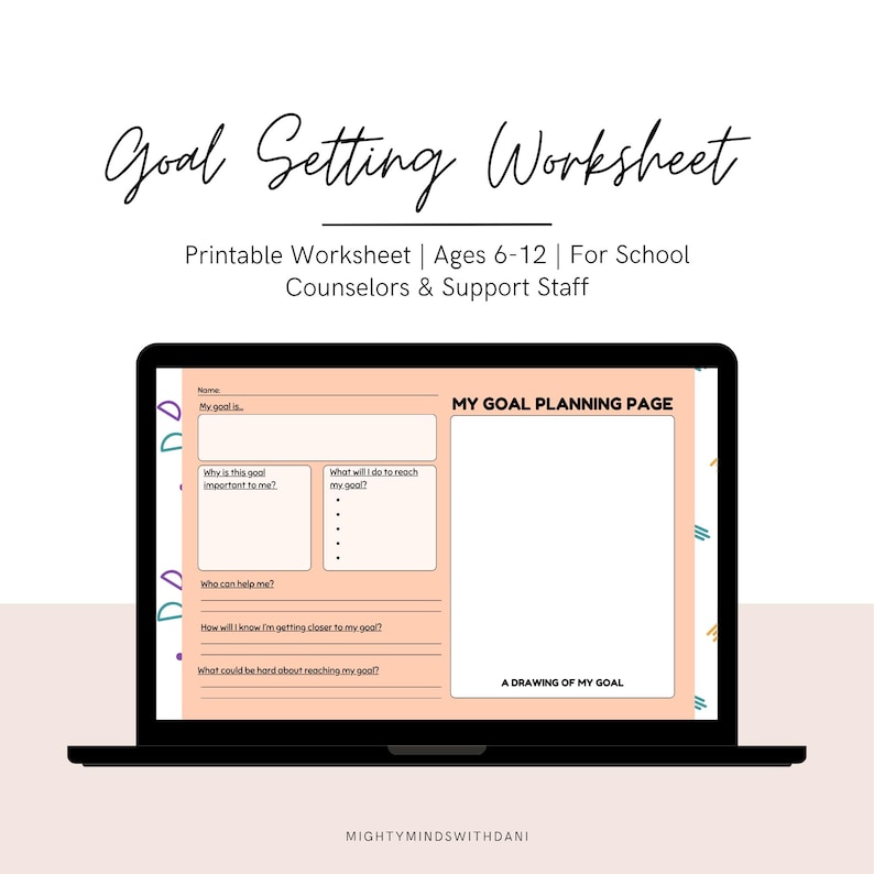 FREEBIE FREEBIE Goal Setting Worksheet for Kids | Printable SEL ...