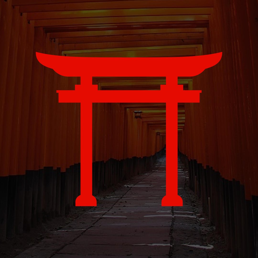 Torii Gate Japan Vinyl Transfer Window Decal Cars Trucks SUV Drifting ...