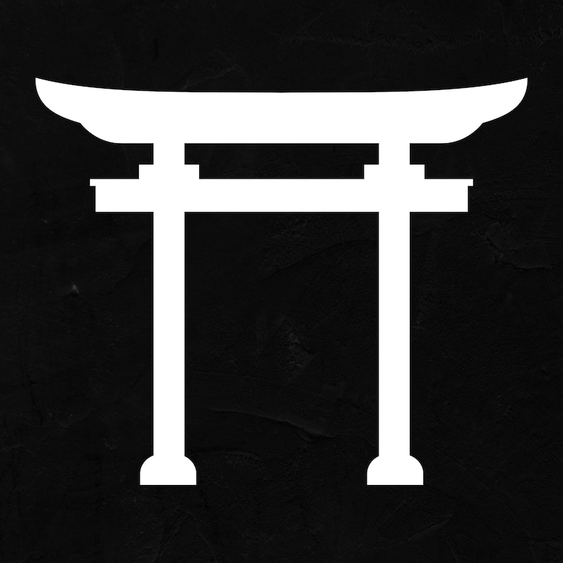 Torii Gate Japan Vinyl Transfer Window Decal Cars Trucks SUV Drifting ...