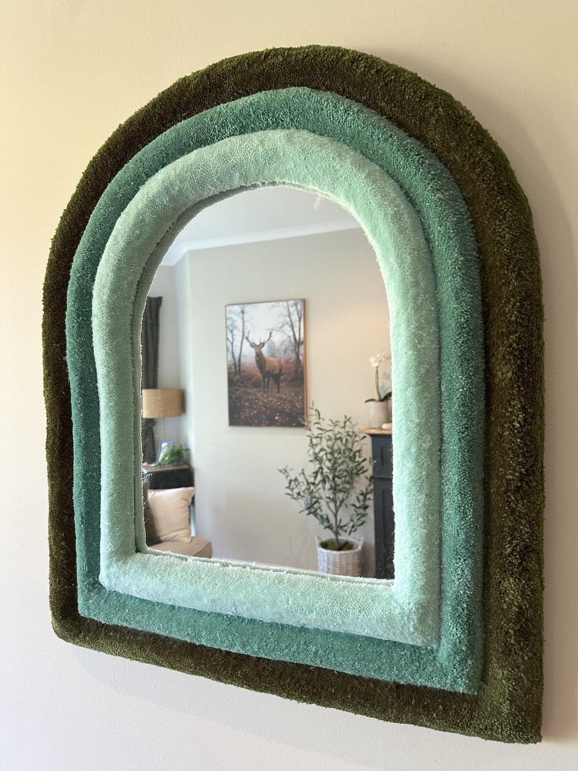 Textured Fluted Mirror - Etsy
