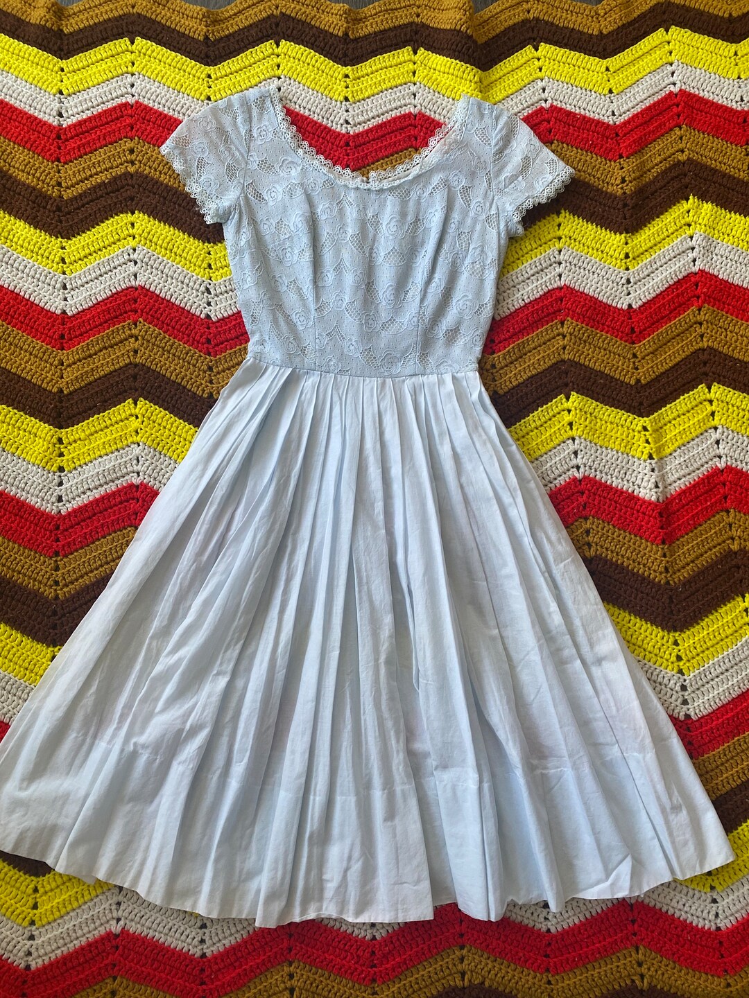 1960s Jr Flair Sportlane Pale Blue Dress - Etsy