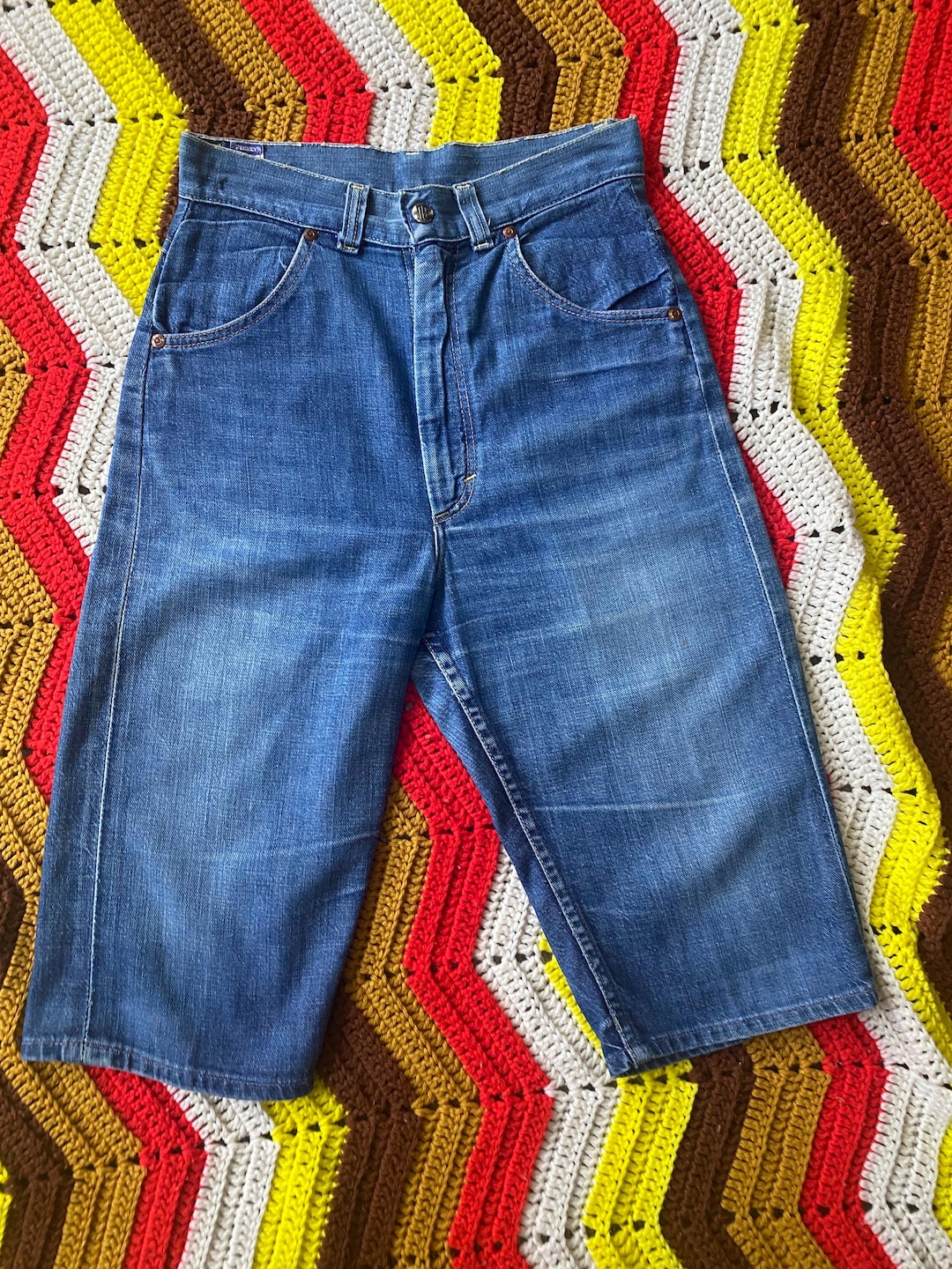 Penny’s Denim Pedal Pushers - Etsy