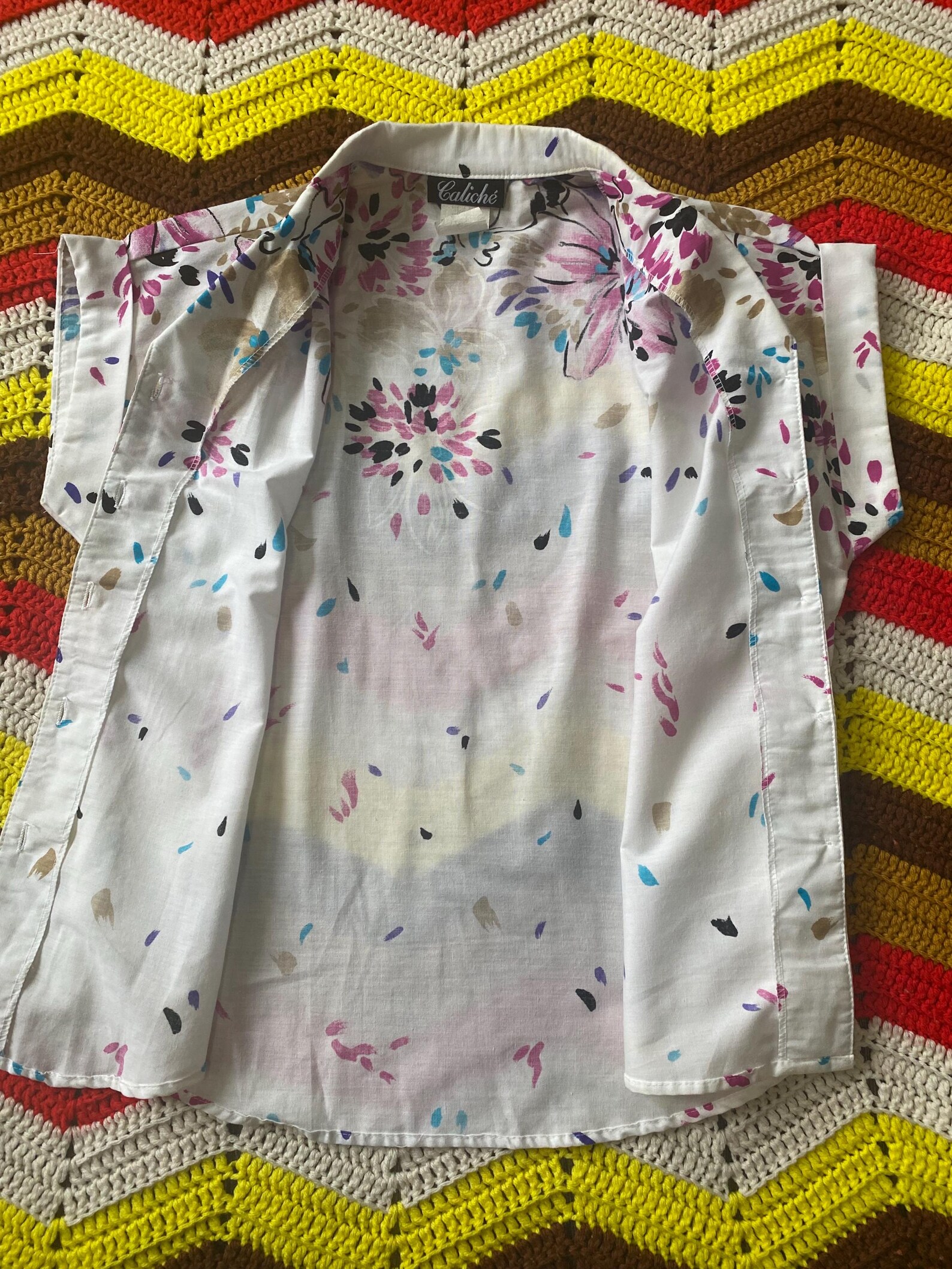 Lovley Yellow Sleevless Blouse W/embroidered Flowers - Etsy