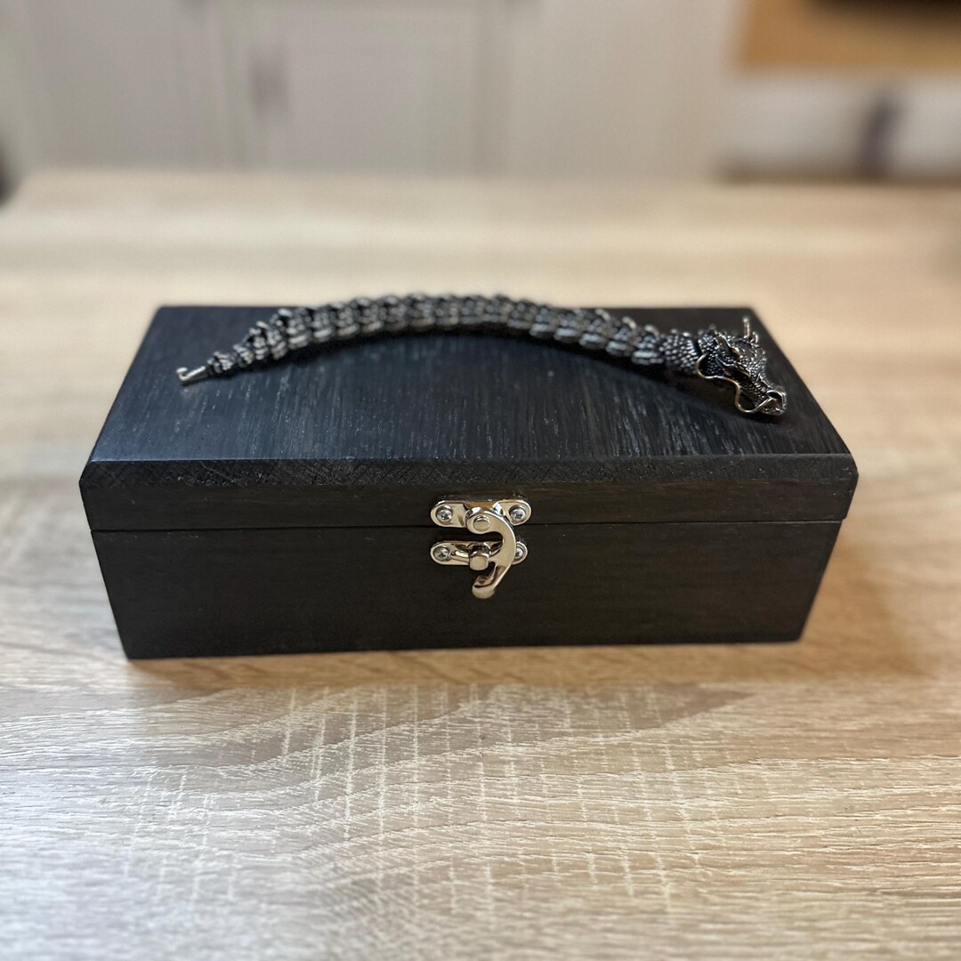 Bog Oak Bill Box, Handmade Wooden Piggy Bank, Wooden Money Case, Money ...