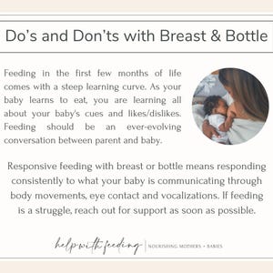Quick Guide to Feeding Your Newborn - Bottle-feeding and Breastfeeding ...