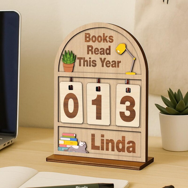 Wooden Reading Counter - Etsy