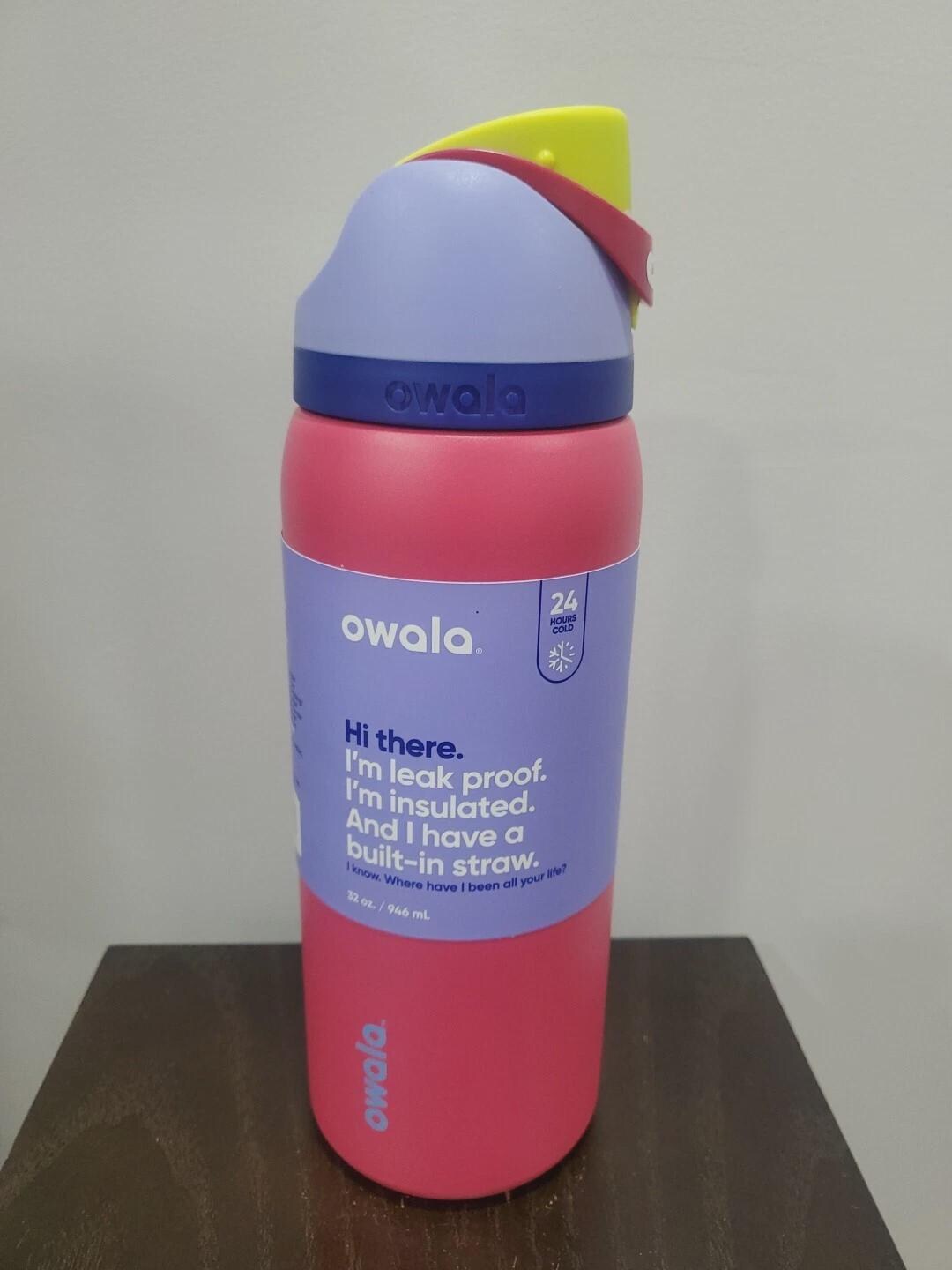 Owala Freesip Stainless Steel Bottle / 32oz / Color: Poolside Punch - Etsy