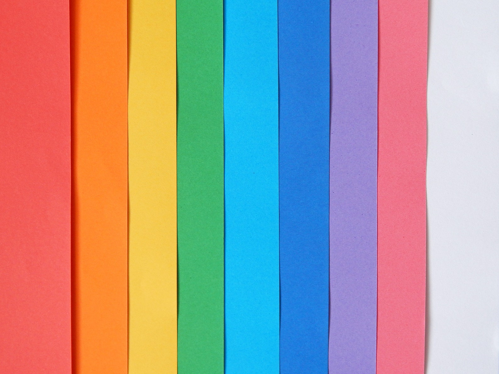 Rainbow Notebook A6 (6x4") - Kraft Covered Notebook With Bright Rainbow ...