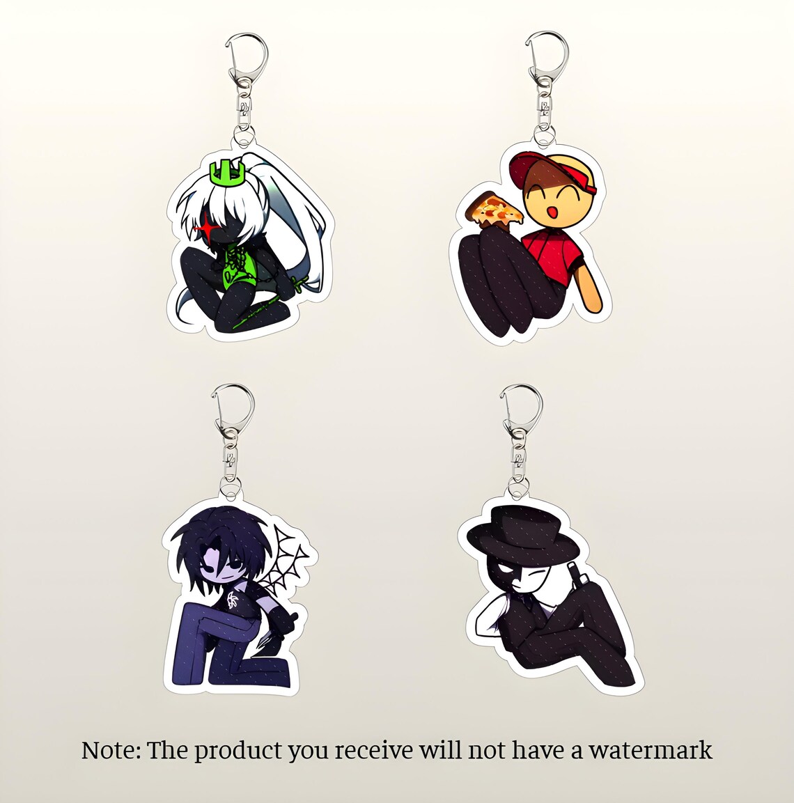 HOT Game Forsaken Guest 1337 6CM Acrylic Keychains Noob/elliot/c00lkidd ...