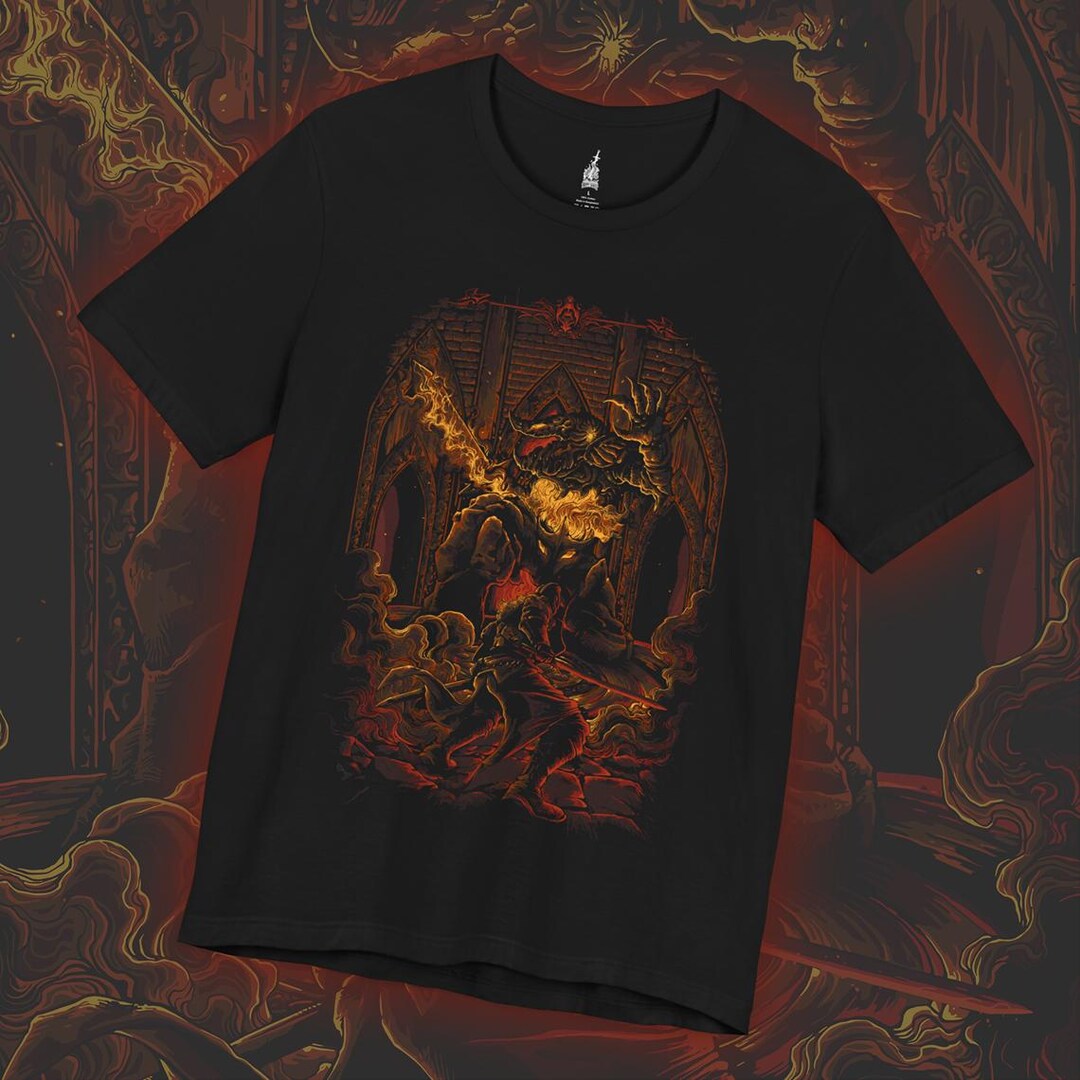 Drippy Souls Smelter Demon T-shirt - Etsy