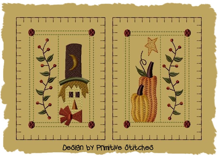 Primitive Machine Embroidery Design-winter Mittens-version - Etsy