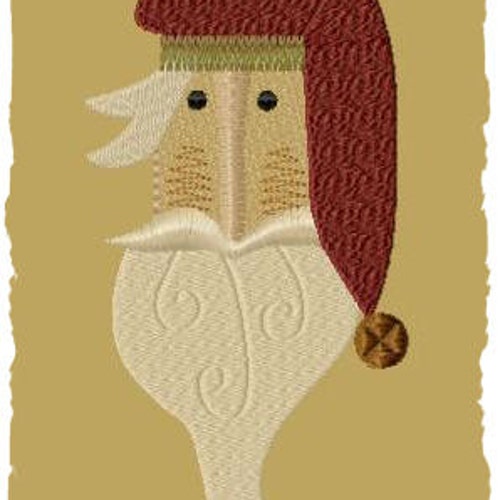 Primitive Machine Embroidery Design-joy Stocking Version - Etsy