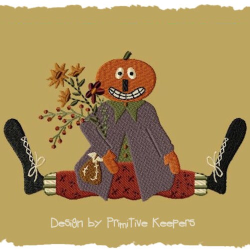 Primitive Machine Embroidery Design-jackversion15 X - Etsy