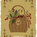 Primitive Machine Embroidery Design-harvest Moon Candle Mat-6 Inch ...